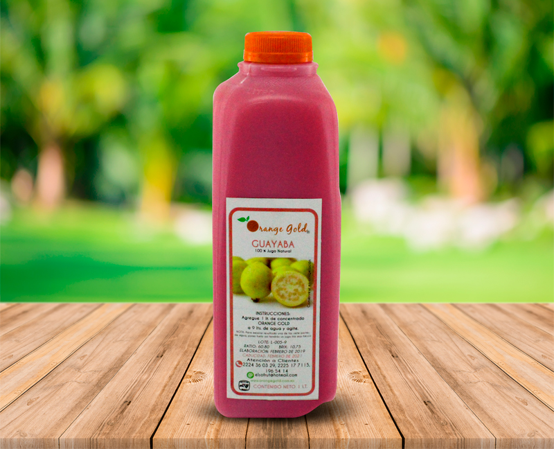 Concentrado de Guayaba rosa para jugo. Rendimiento 1:7 - Orange Gold